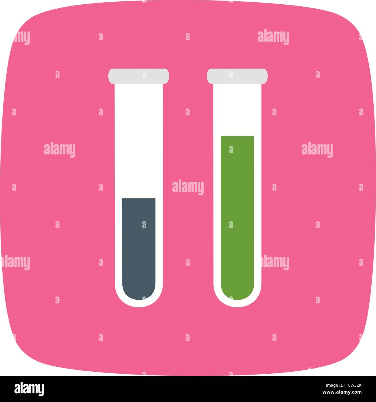 Illustration Test Tubes Icon Stock Photo - Alamy