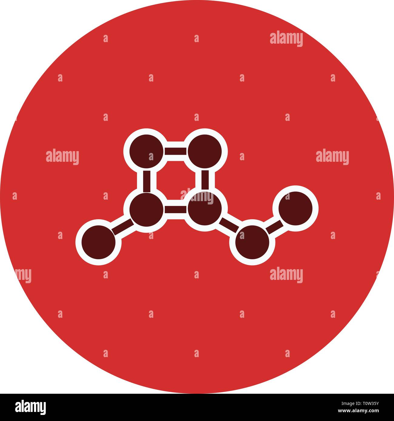 Illustration Structure Icon Stock Photo - Alamy