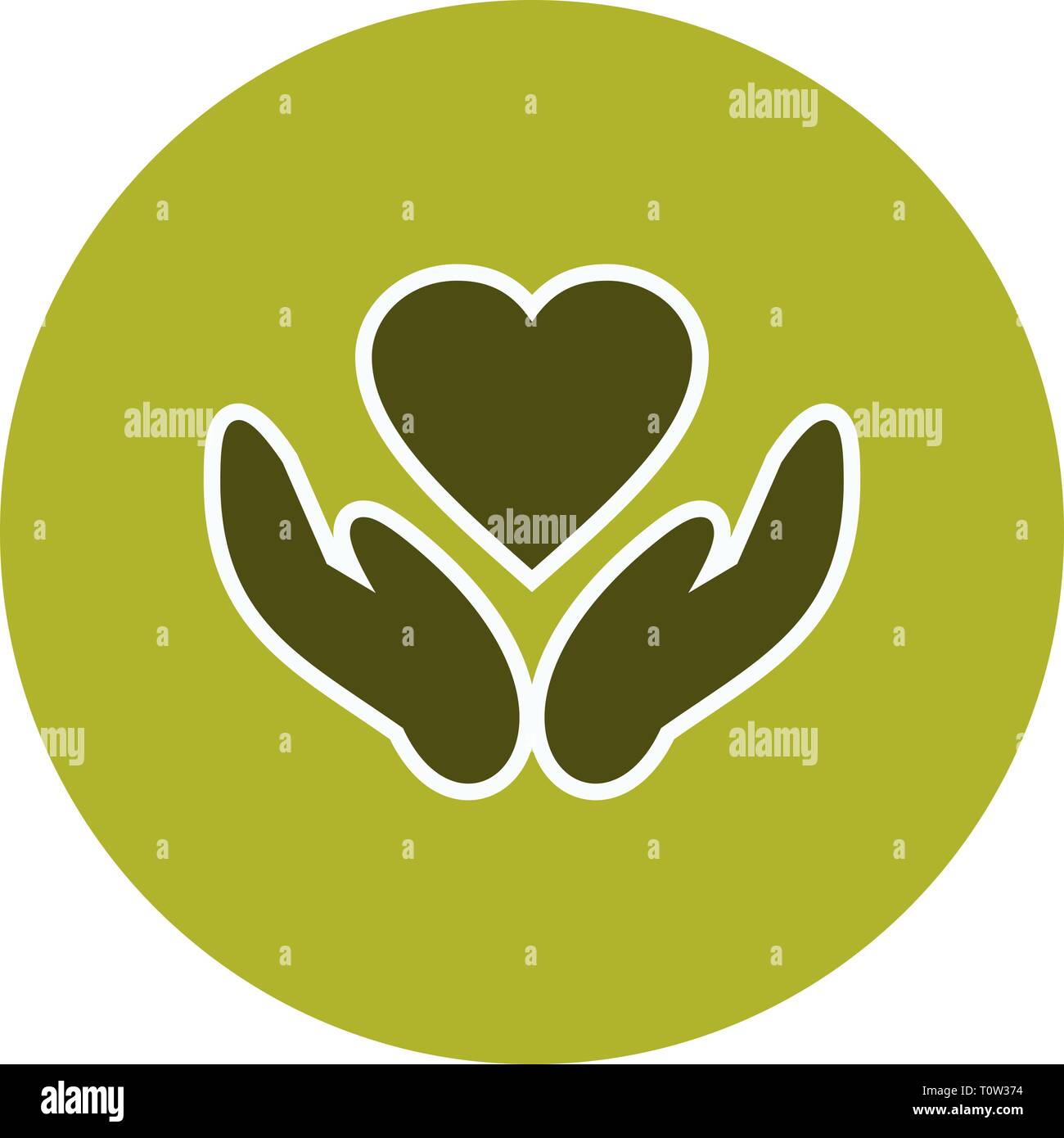 Illustration Health Sign Icon Stock Photo - Alamy