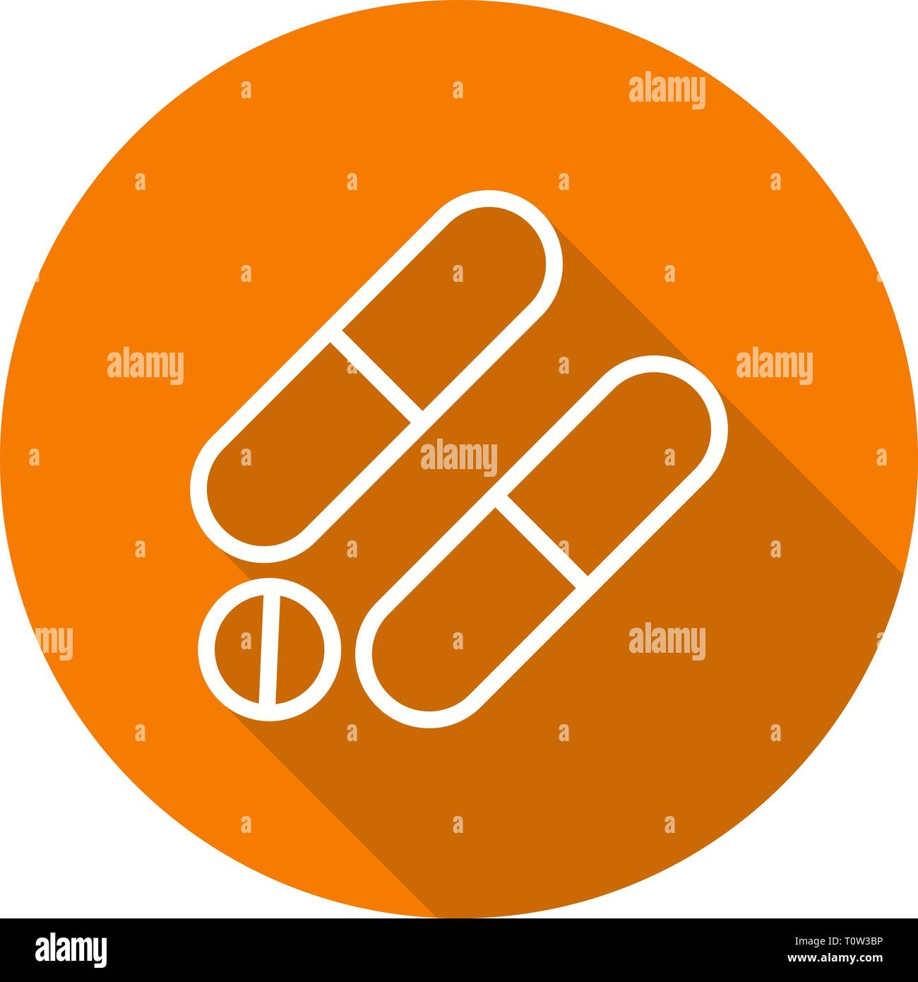 Illustration Medicines Icon Stock Photo - Alamy