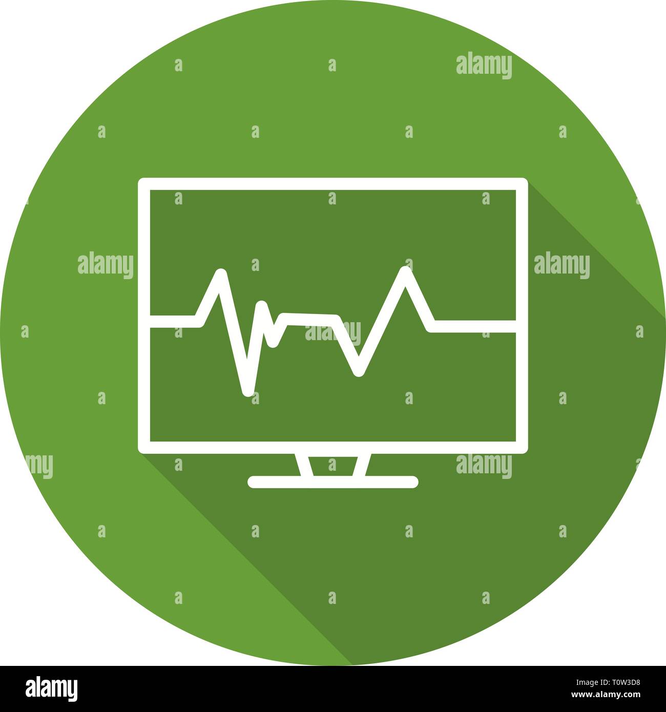 Illustration Pulse Icon Stock Photo - Alamy