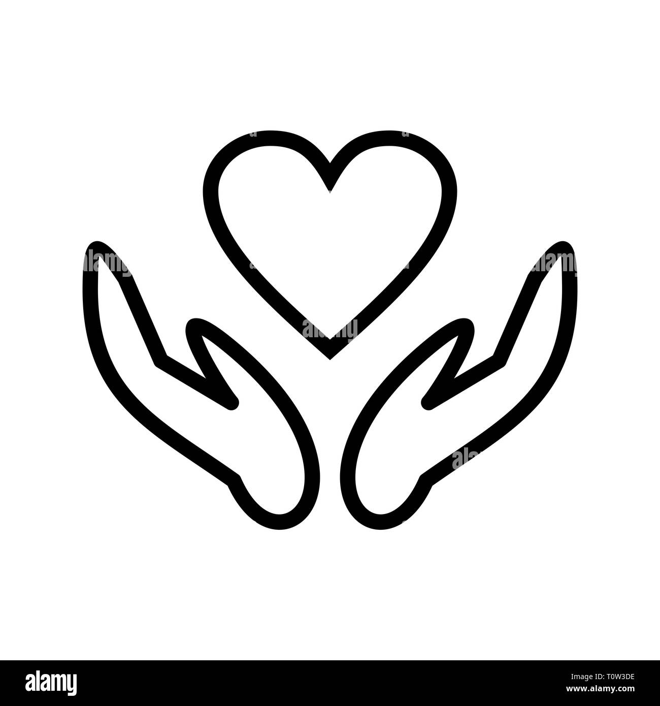 Illustration Health Sign Icon Stock Photo - Alamy