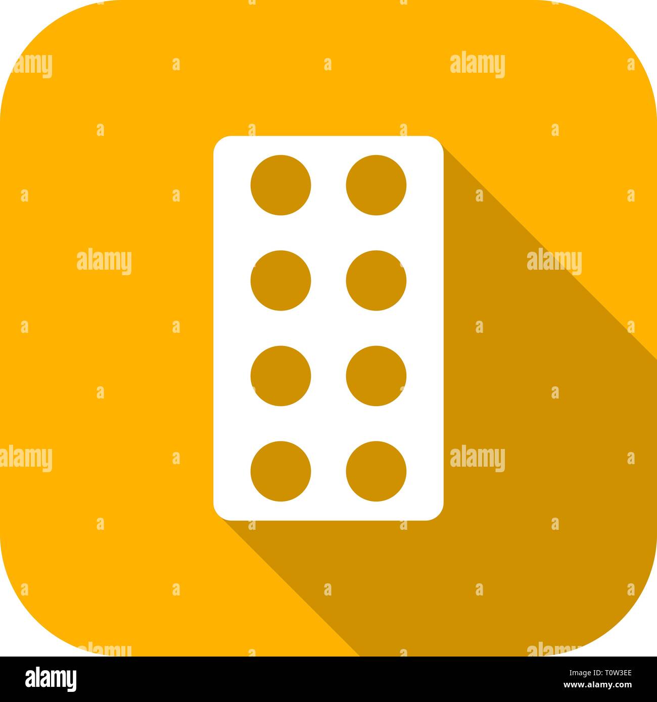 Illustration Tablets Icon Stock Photo - Alamy