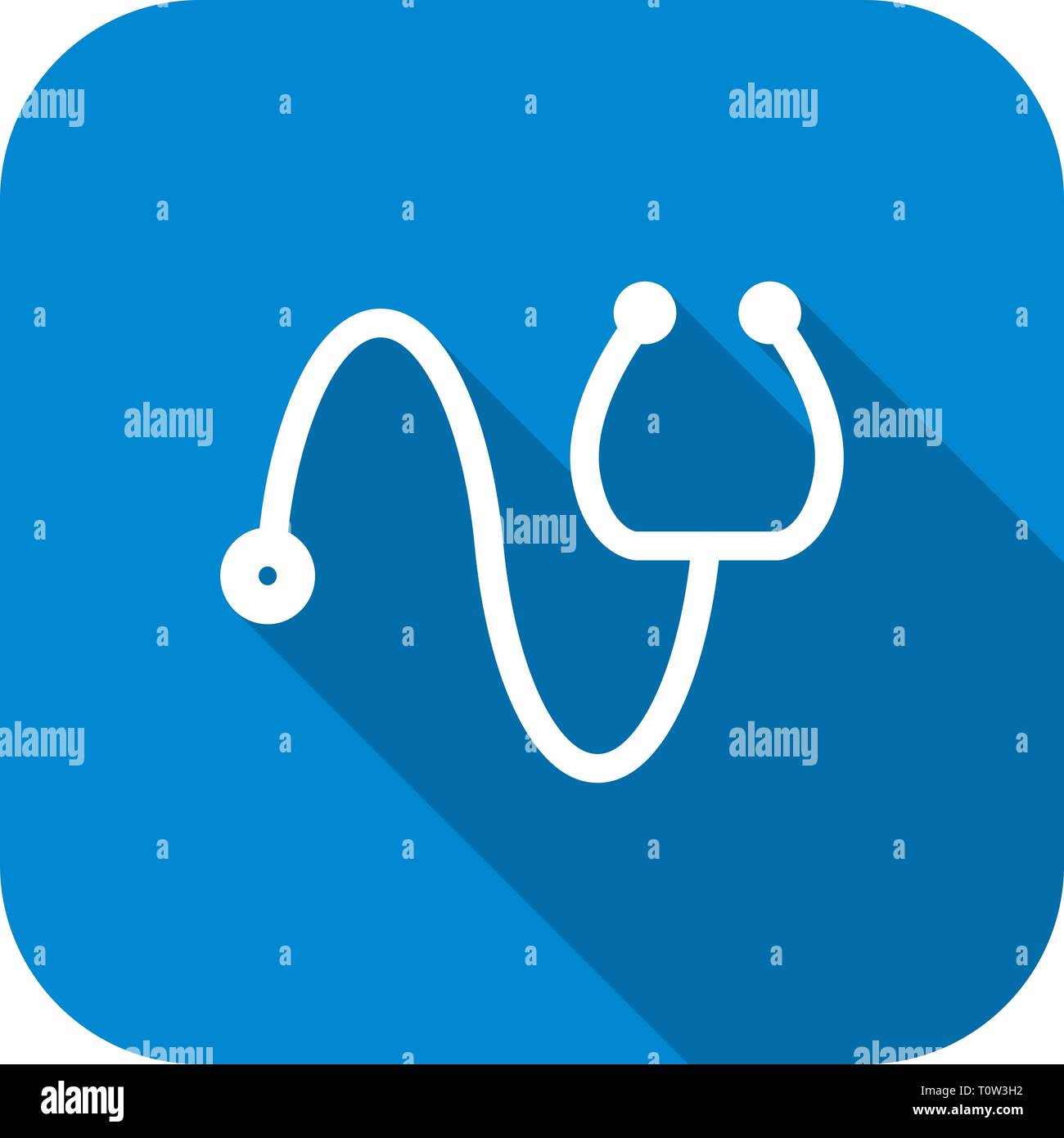 Illustration Stethoscope Icon Stock Photo - Alamy Illustration Stethoscope Icon Stock Photo - Alamy