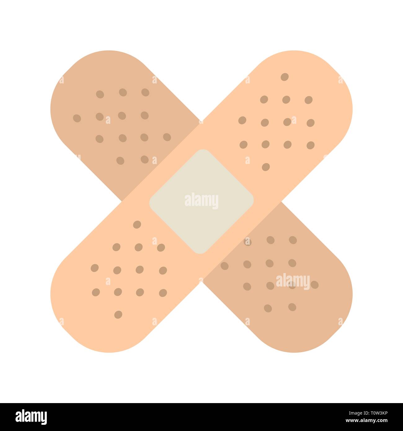 Illustration Band Aid Icon Stock Photo - Alamy