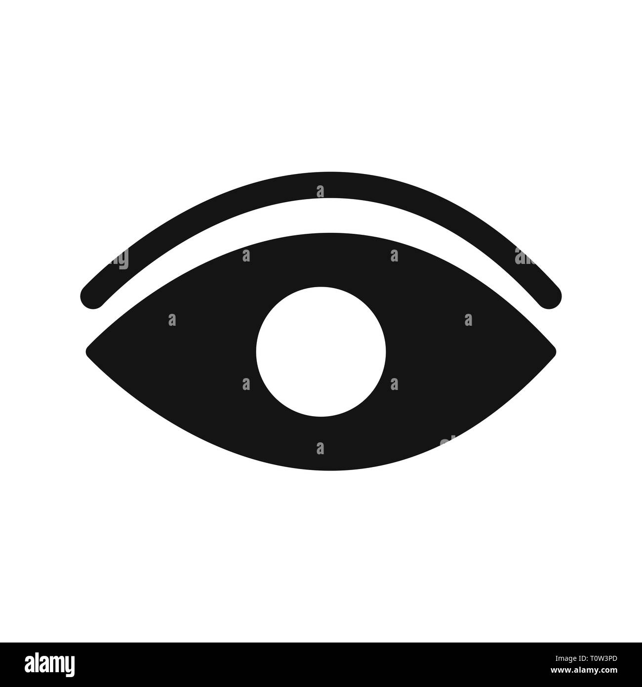 Illustration Eye Icon Stock Photo - Alamy