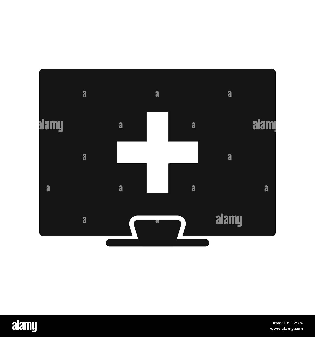 Calendar help icon flat Cut Out Stock Images & Pictures - Alamy