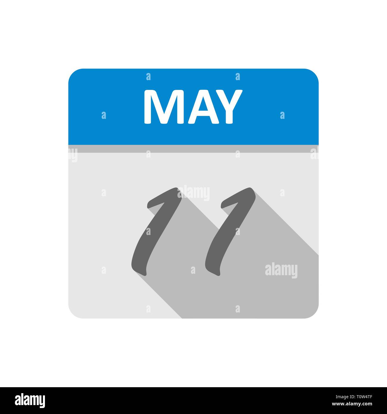 May 11th Date on a Single Day Calendar Stock Photo - Alamy