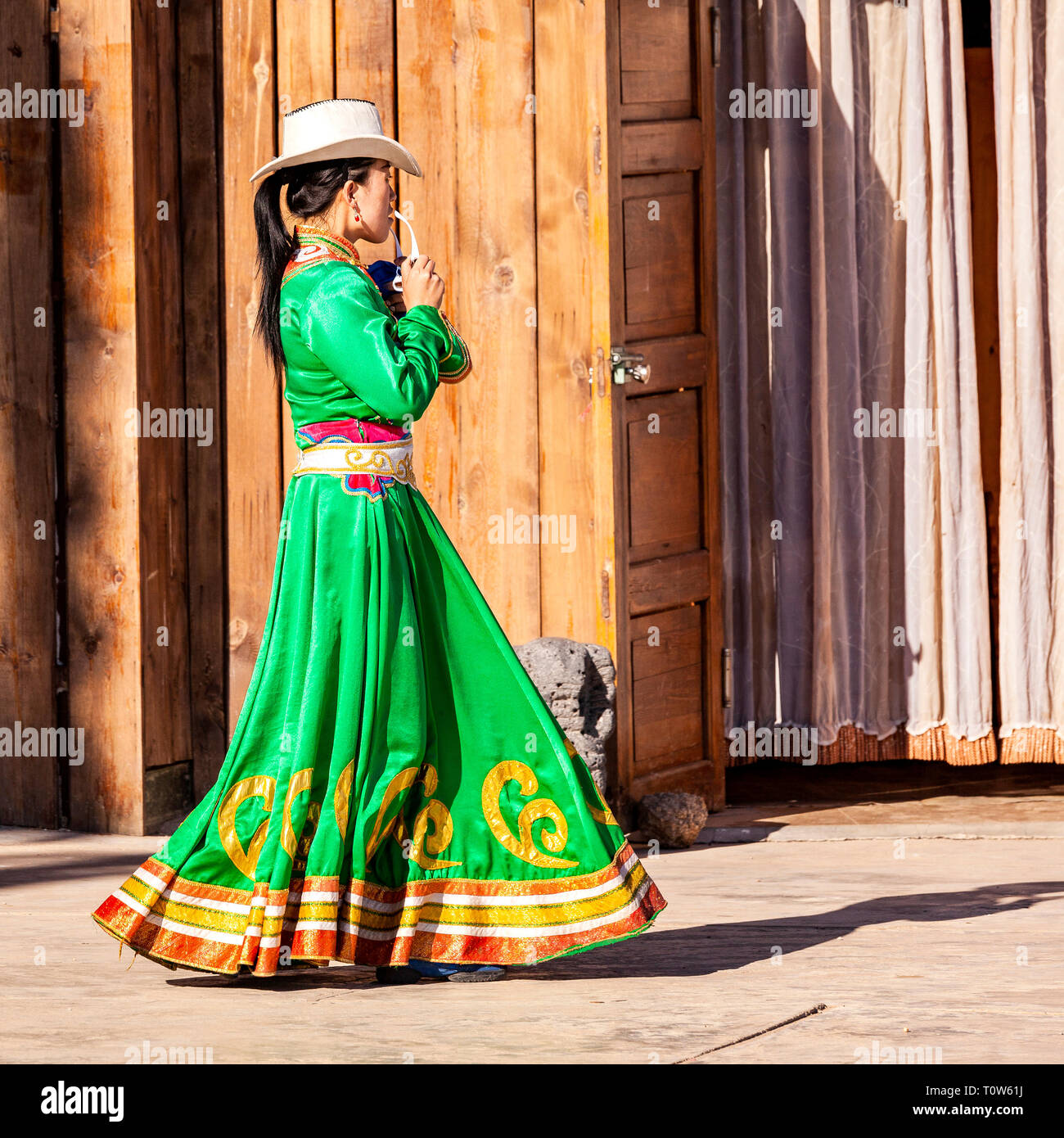 Thin And Tall Woman From China