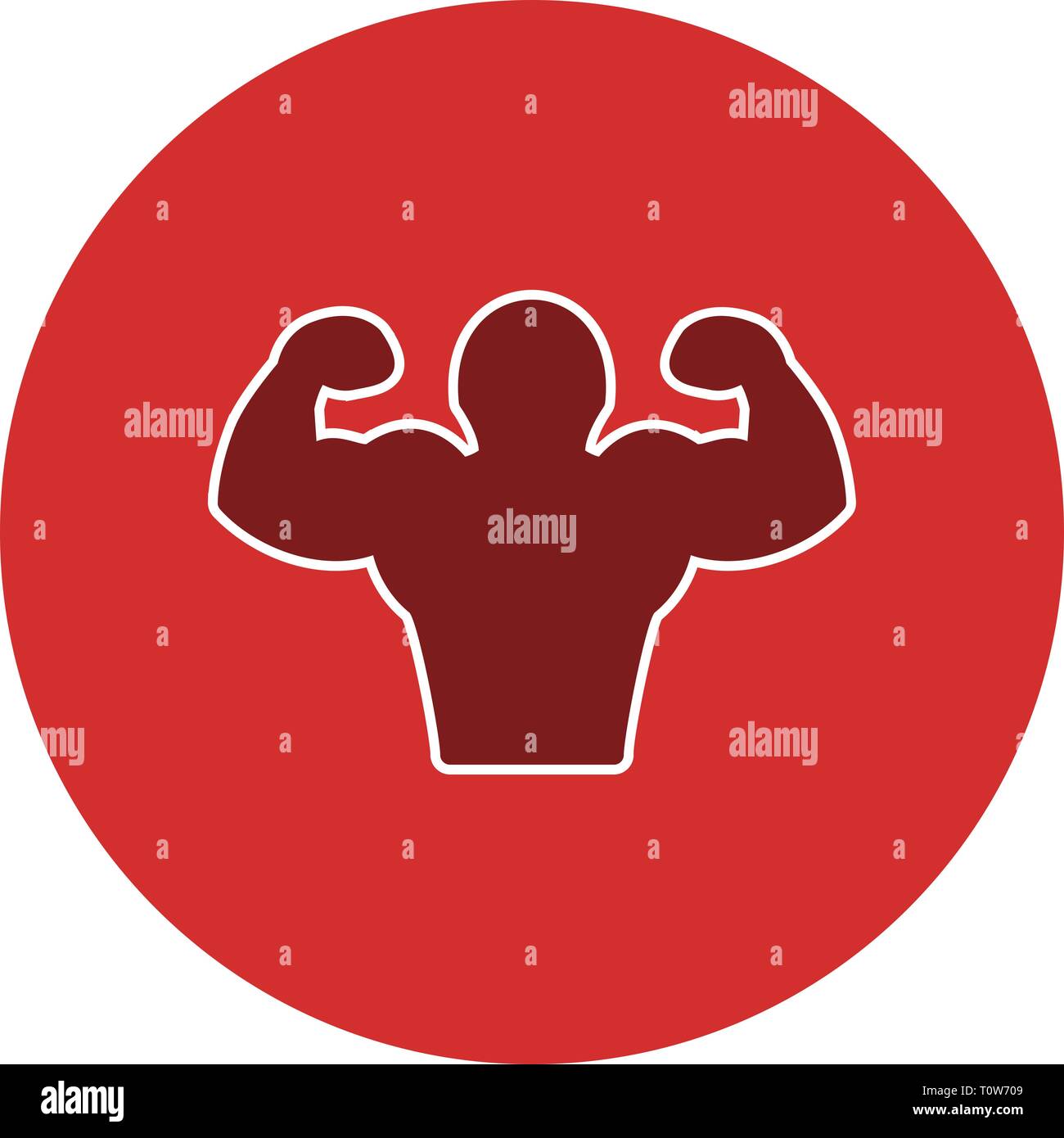Illustration Body Icon Stock Photo - Alamy