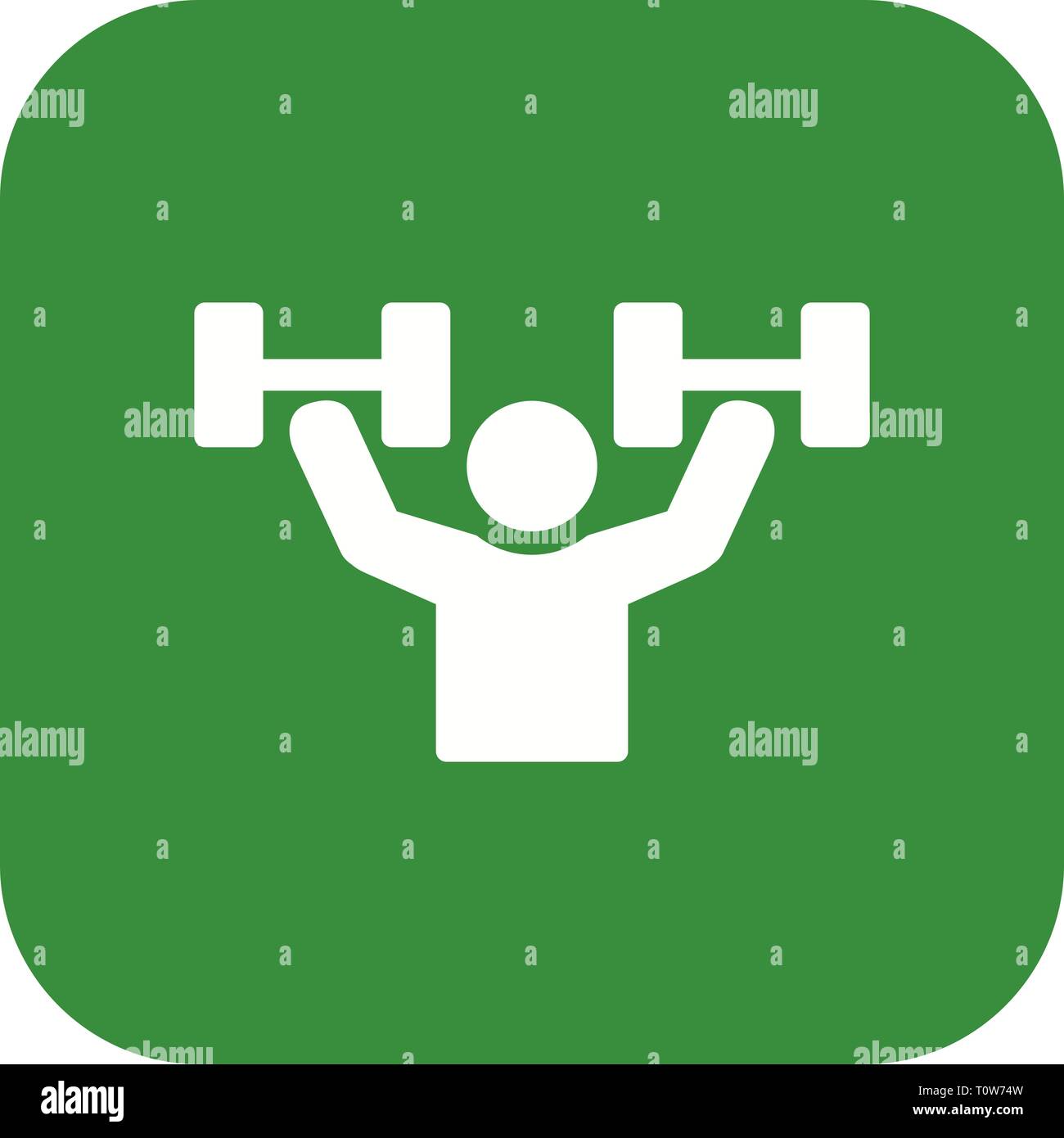 Illustration Excercise Icon Stock Photo - Alamy
