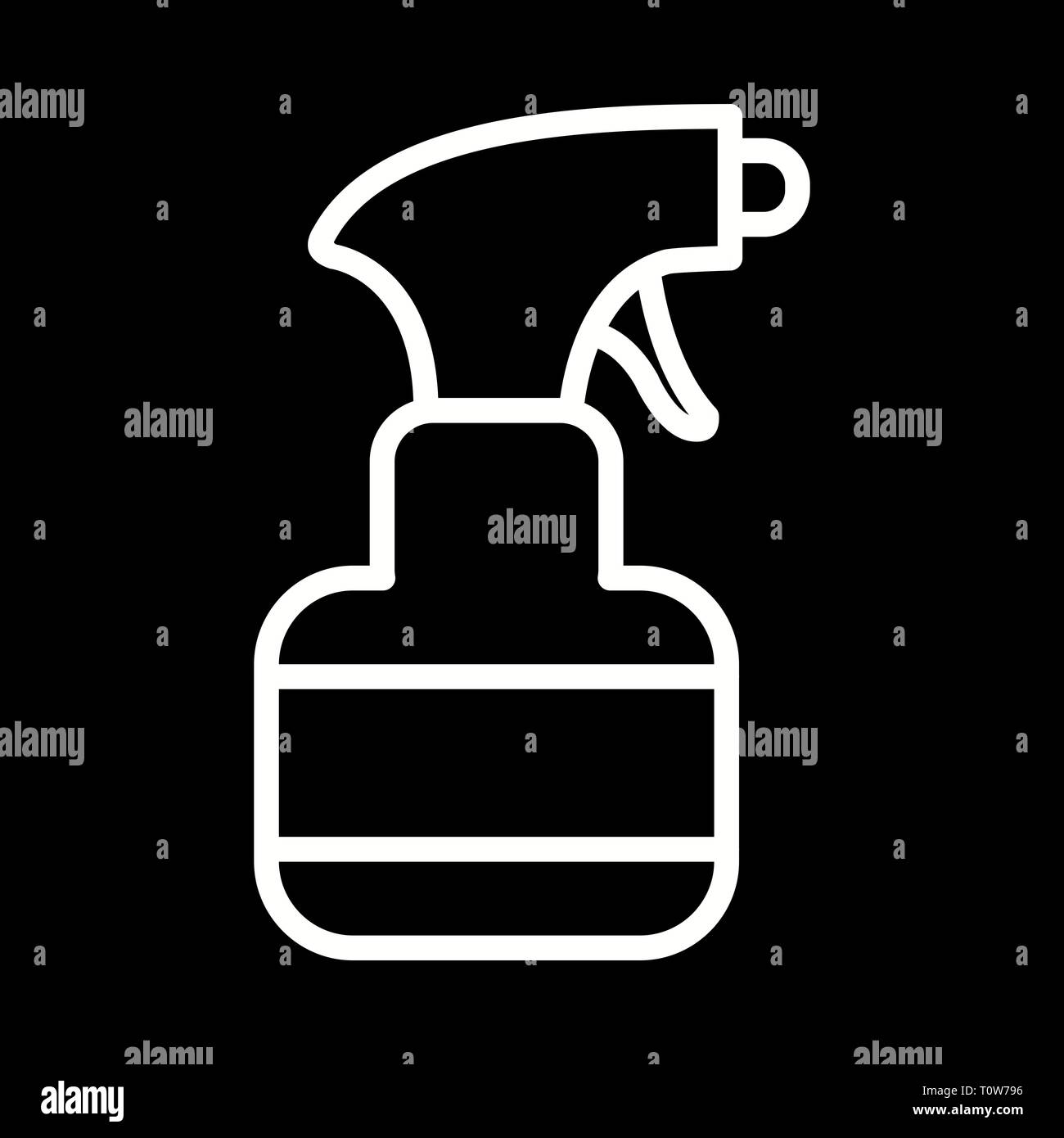 Illustration Sprayer Icon Stock Photo - Alamy