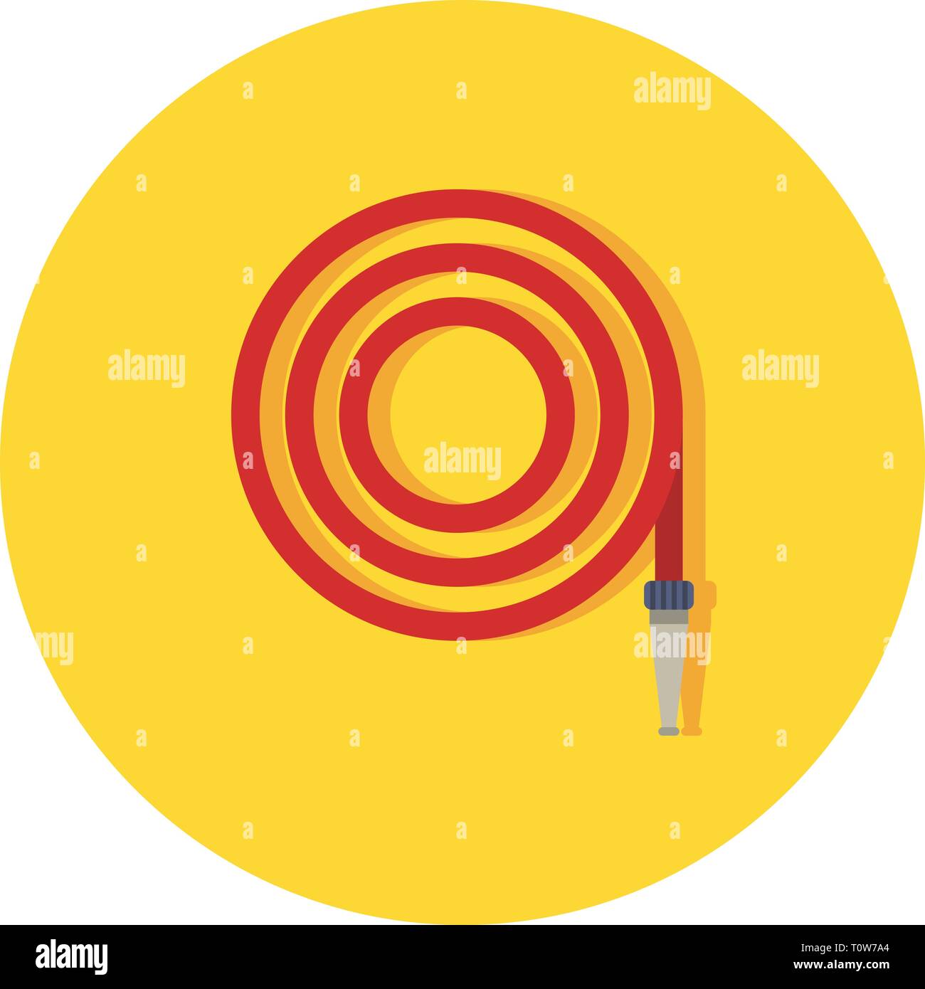 Illustration Hose Icon Stock Photo - Alamy