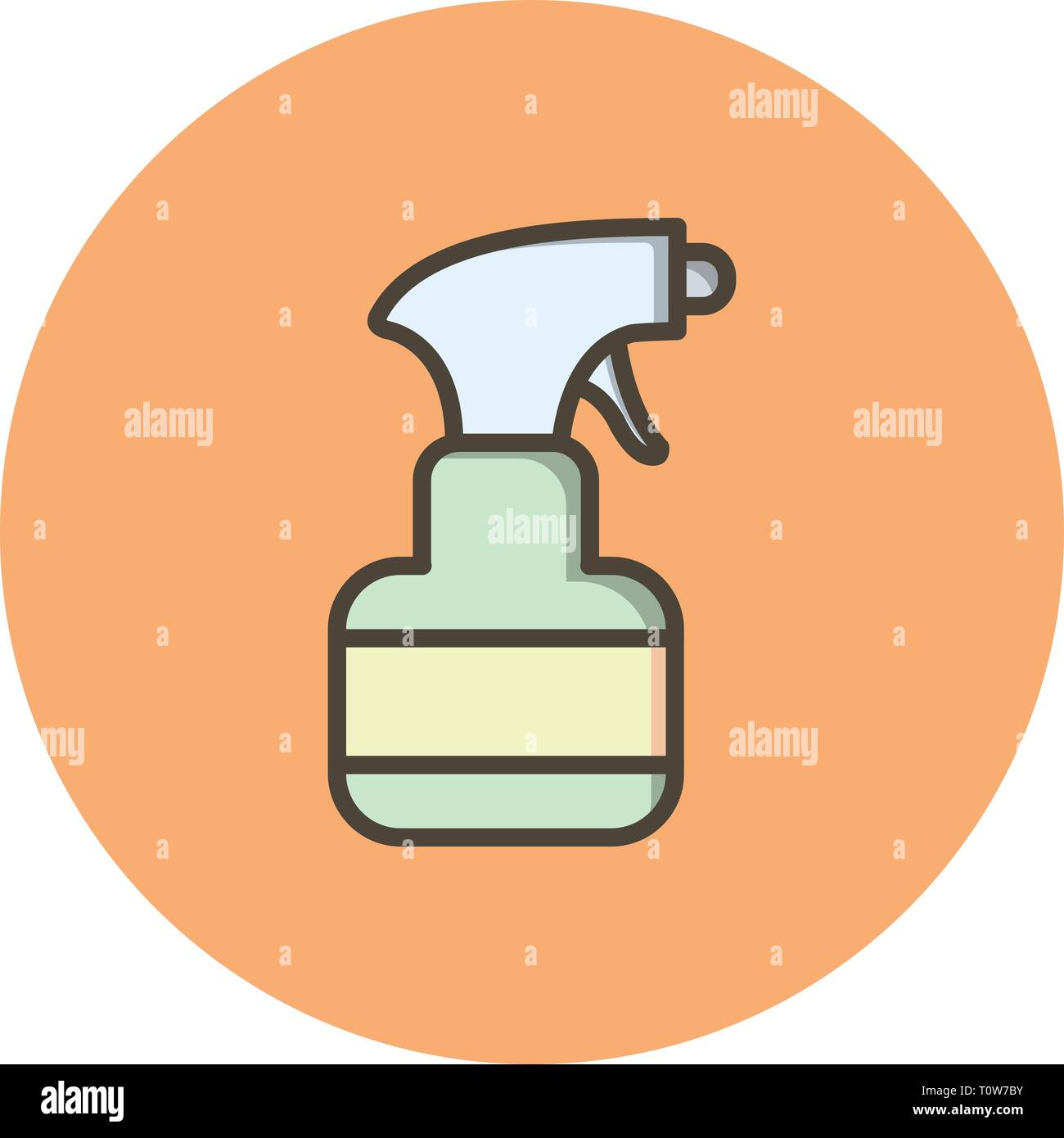 Illustration Sprayer Icon Stock Photo - Alamy
