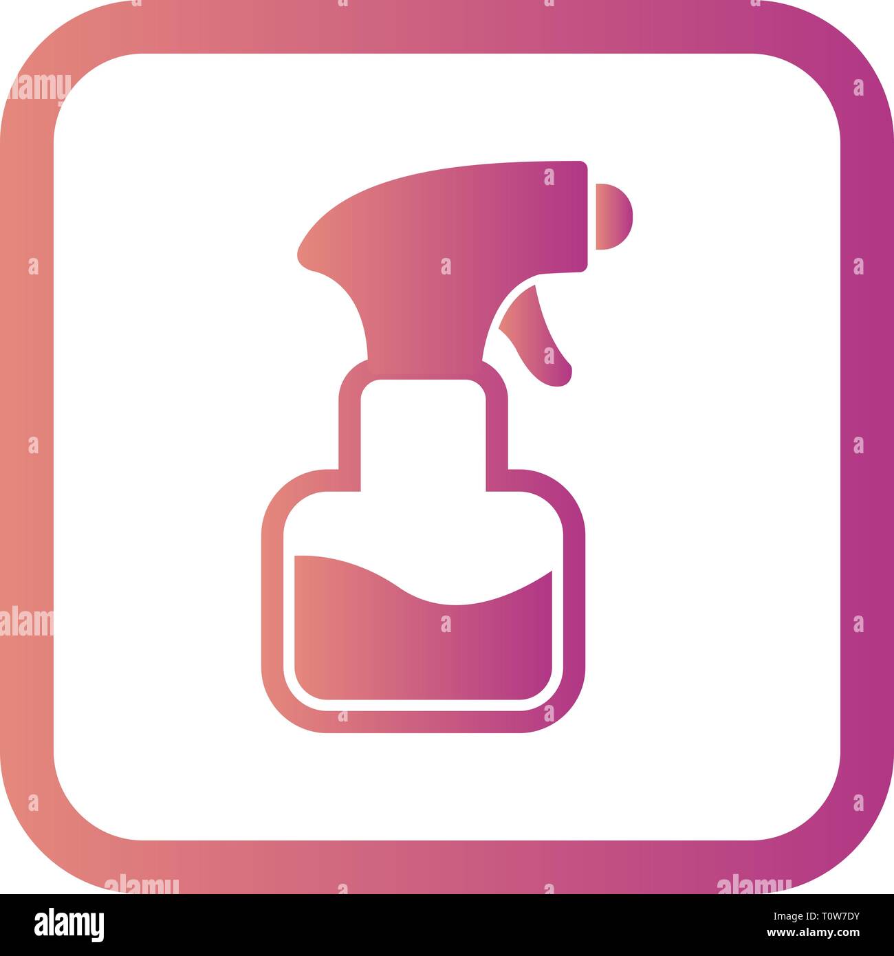 Illustration Sprayer Icon Stock Photo - Alamy