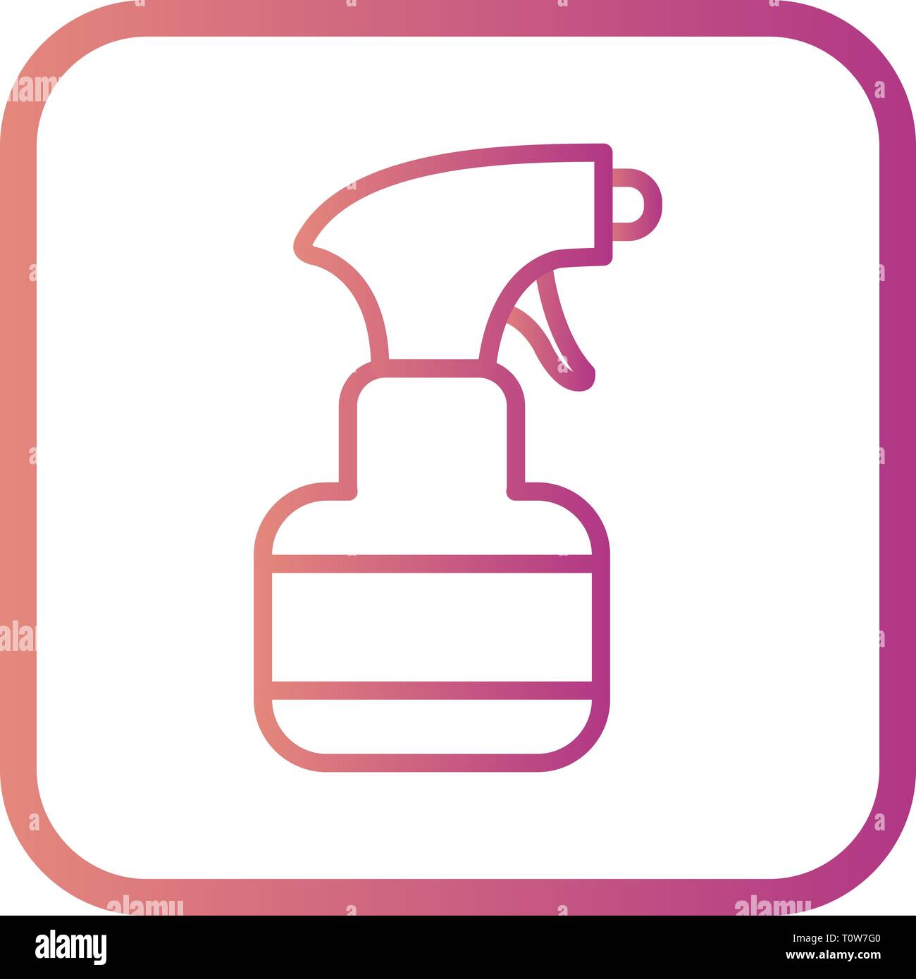 Illustration Sprayer Icon Stock Photo - Alamy