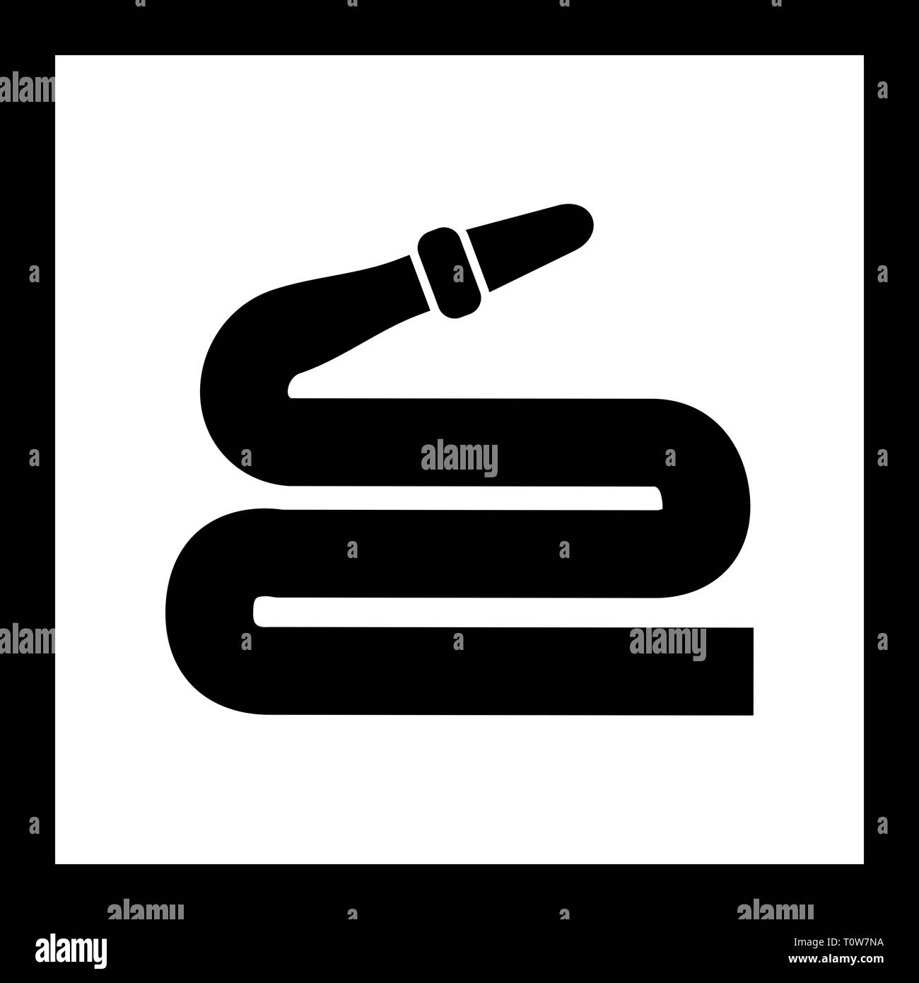 Illustration Hose Icon Stock Photo - Alamy