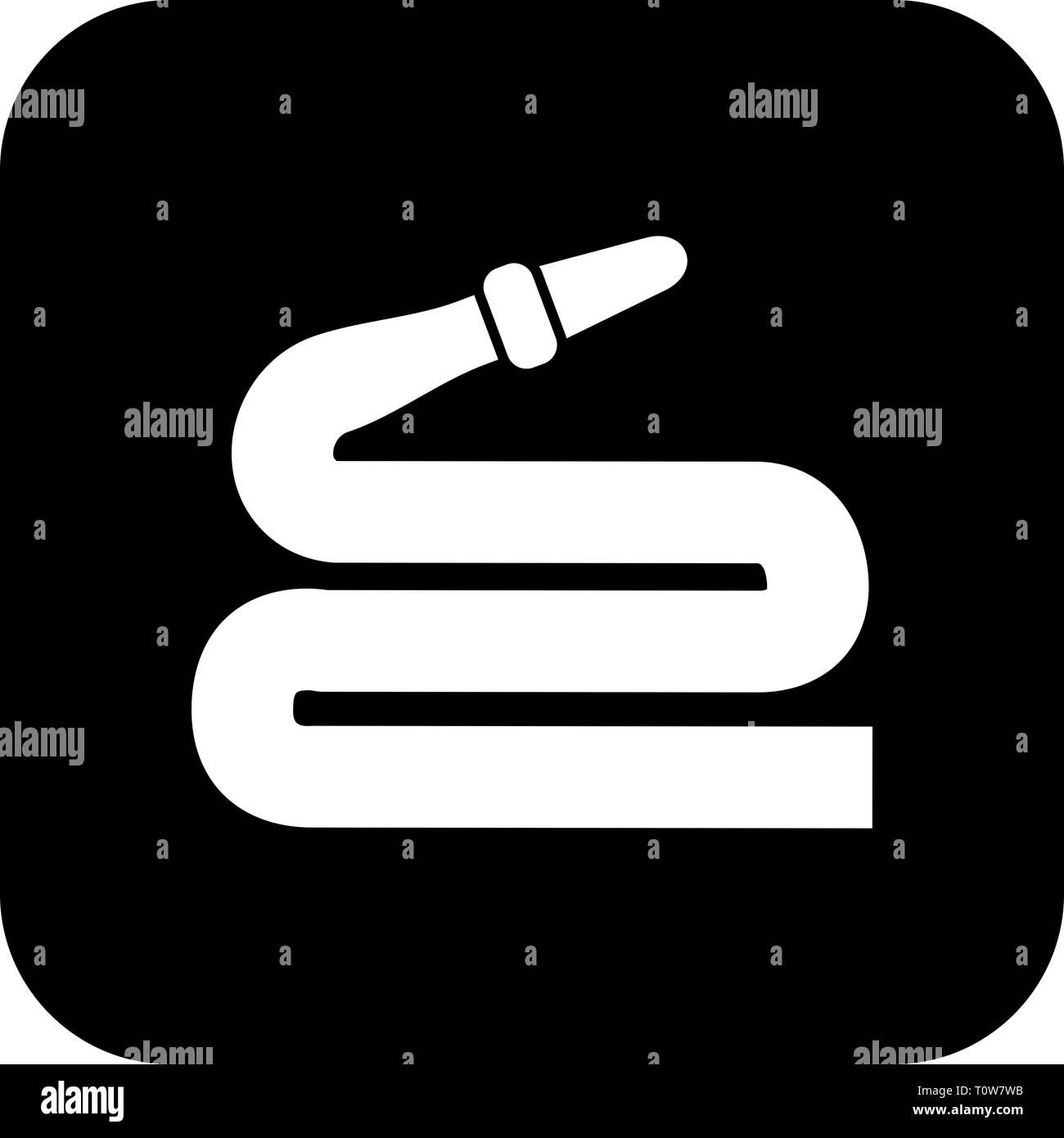 Illustration Hose Icon Stock Photo - Alamy