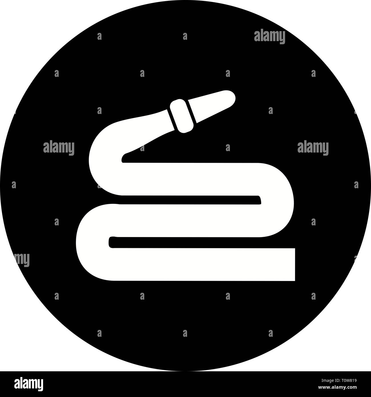 Illustration Hose Icon Stock Photo - Alamy