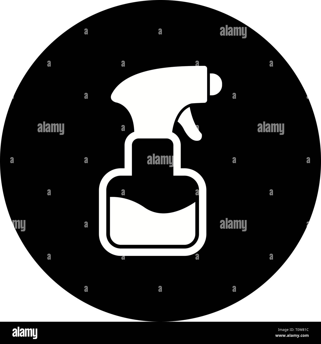 Illustration Sprayer Icon Stock Photo - Alamy