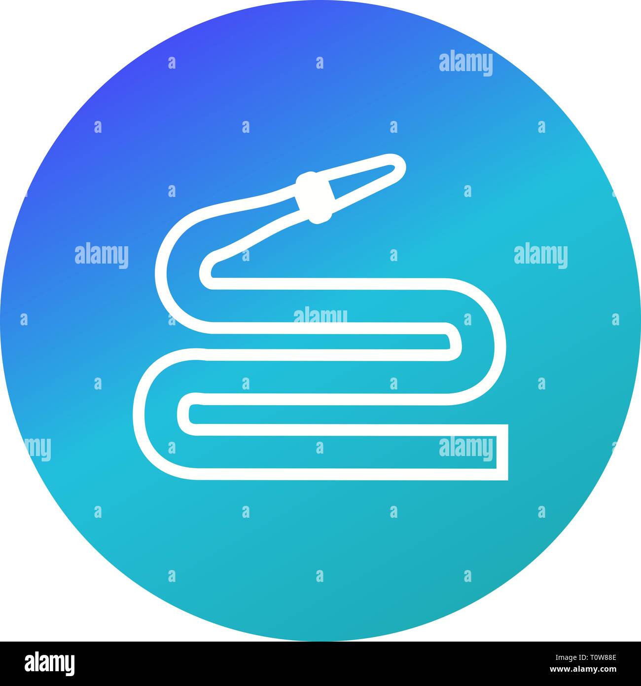 Illustration Hose Icon Stock Photo - Alamy