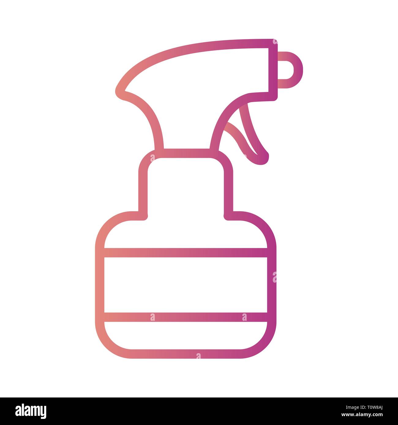 Illustration Sprayer Icon Stock Photo - Alamy