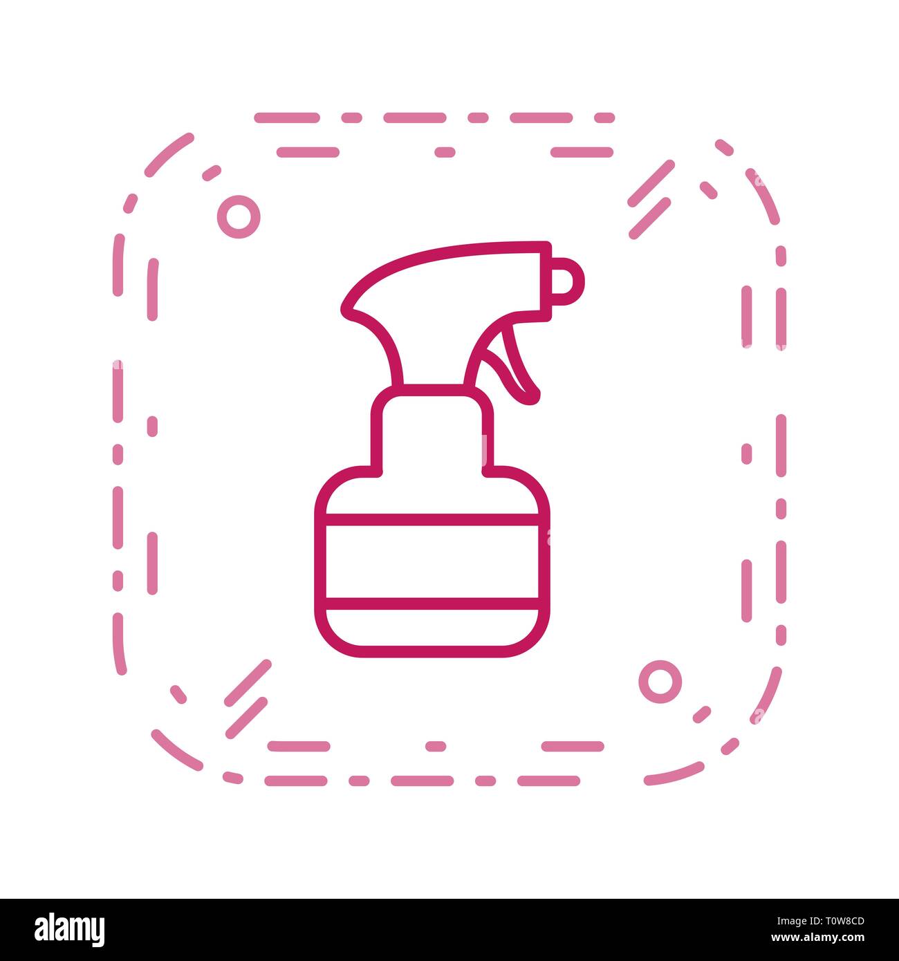 Illustration Sprayer Icon Stock Photo - Alamy