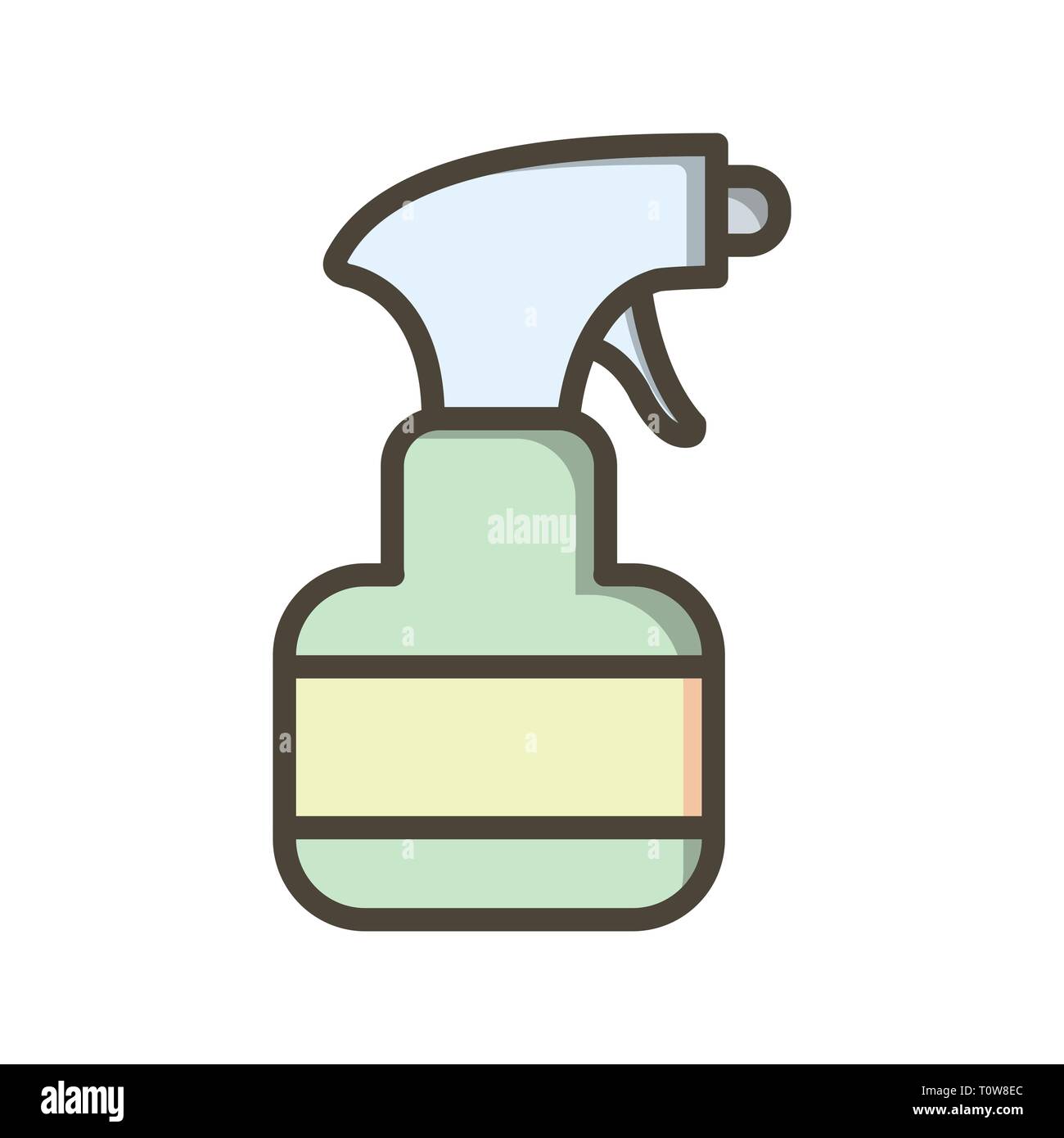 Illustration Sprayer Icon Stock Photo - Alamy