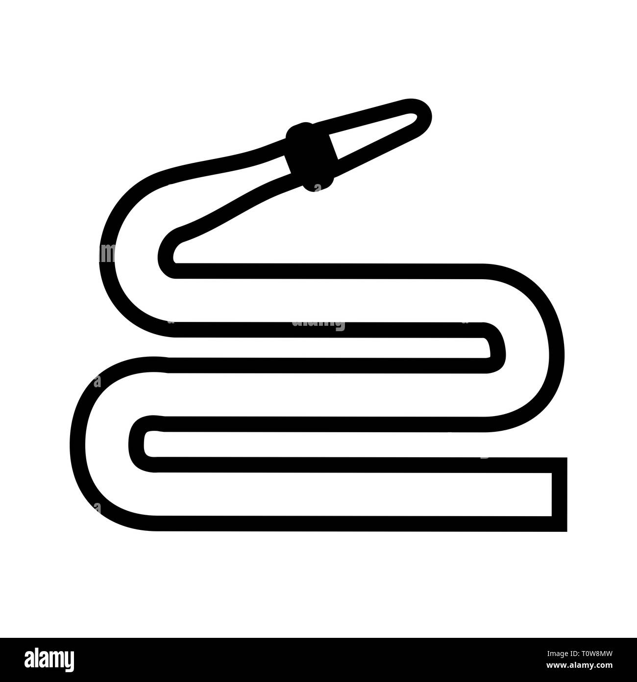 Illustration Hose Icon Stock Photo - Alamy