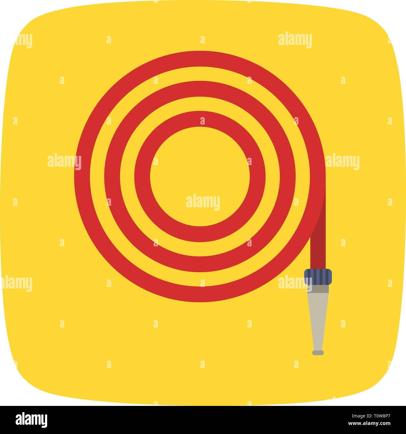 Illustration Hose Icon Stock Photo - Alamy