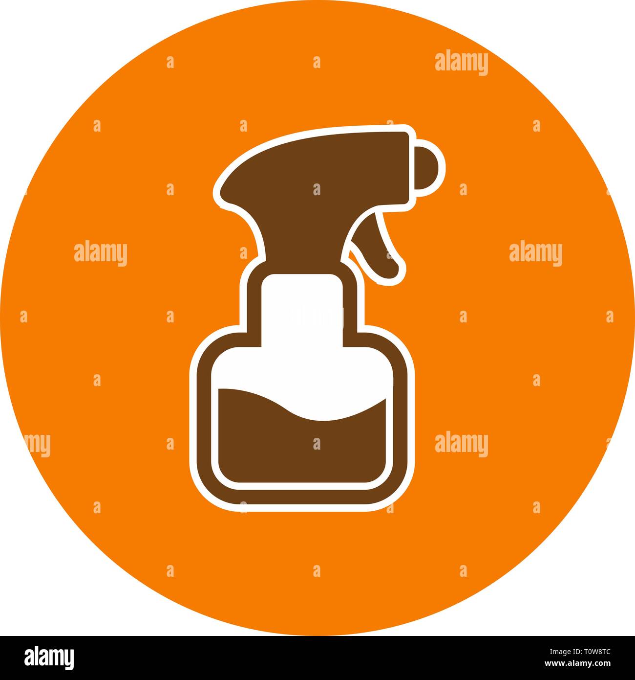 Illustration Sprayer Icon Stock Photo - Alamy