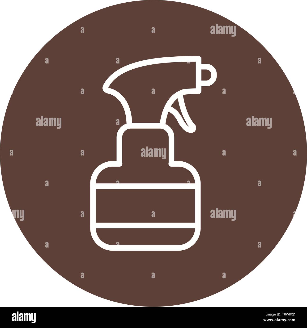 Illustration Sprayer Icon Stock Photo - Alamy