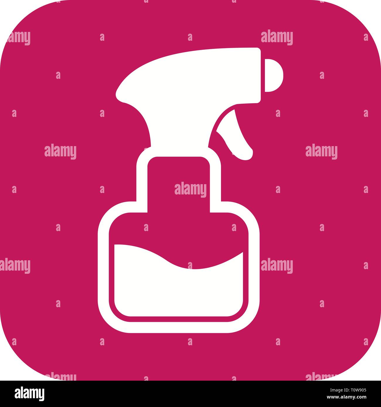 Illustration Sprayer Icon Stock Photo - Alamy