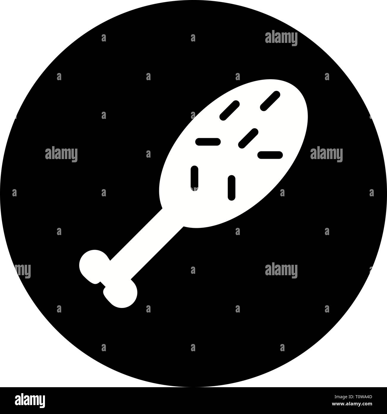 Illustration Chicken Icon Stock Photo - Alamy