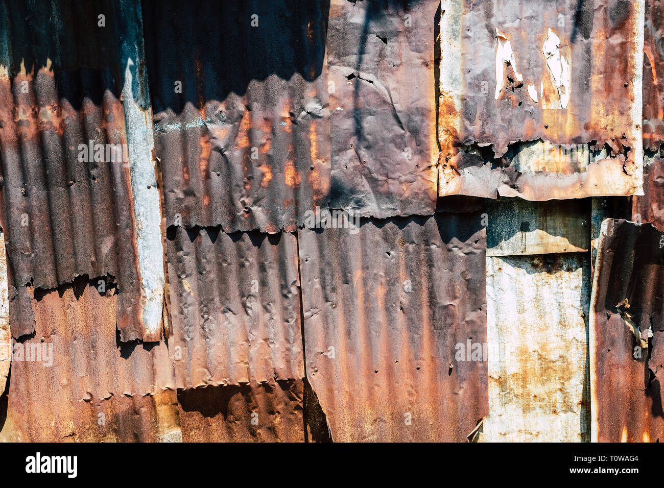 Old rusty galvanized background Stock Photo - Alamy