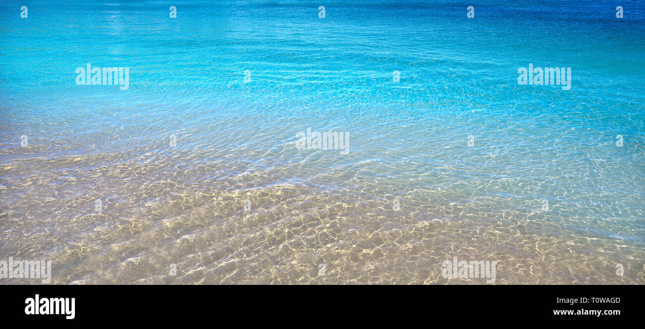 Tropical beach water transparent clear turquoise aqua background Stock ...