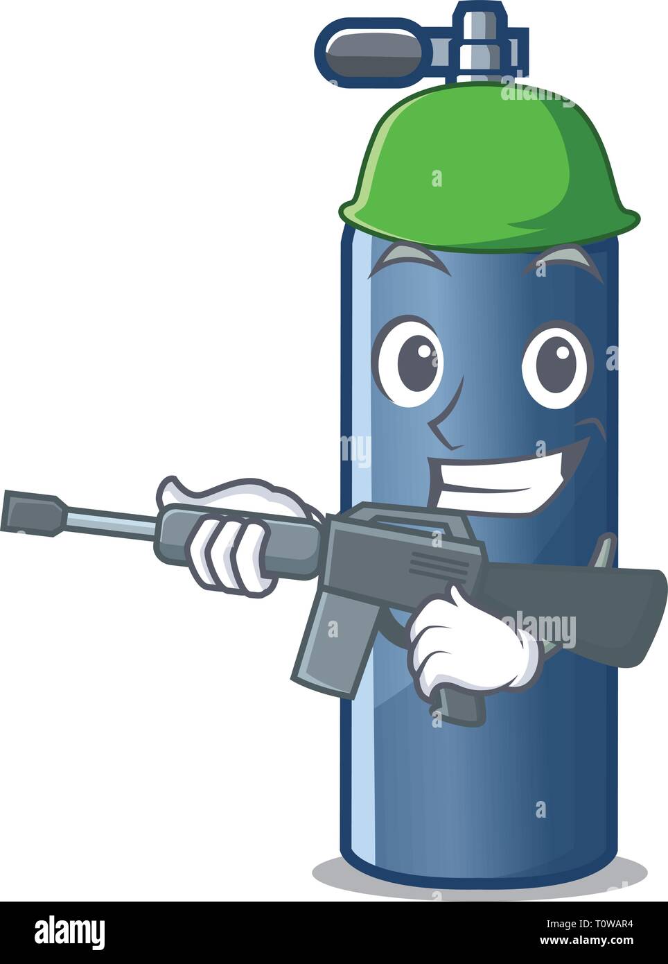 Army air tank diving in cartoon shape Stock Vector Image & Art - Alamy