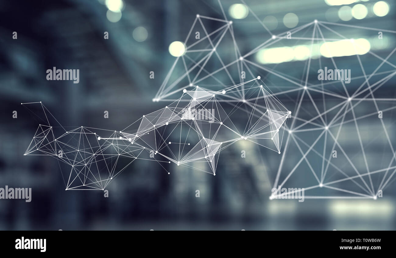 Connection and communication concept. 3d rendering Stock Photo - Alamy