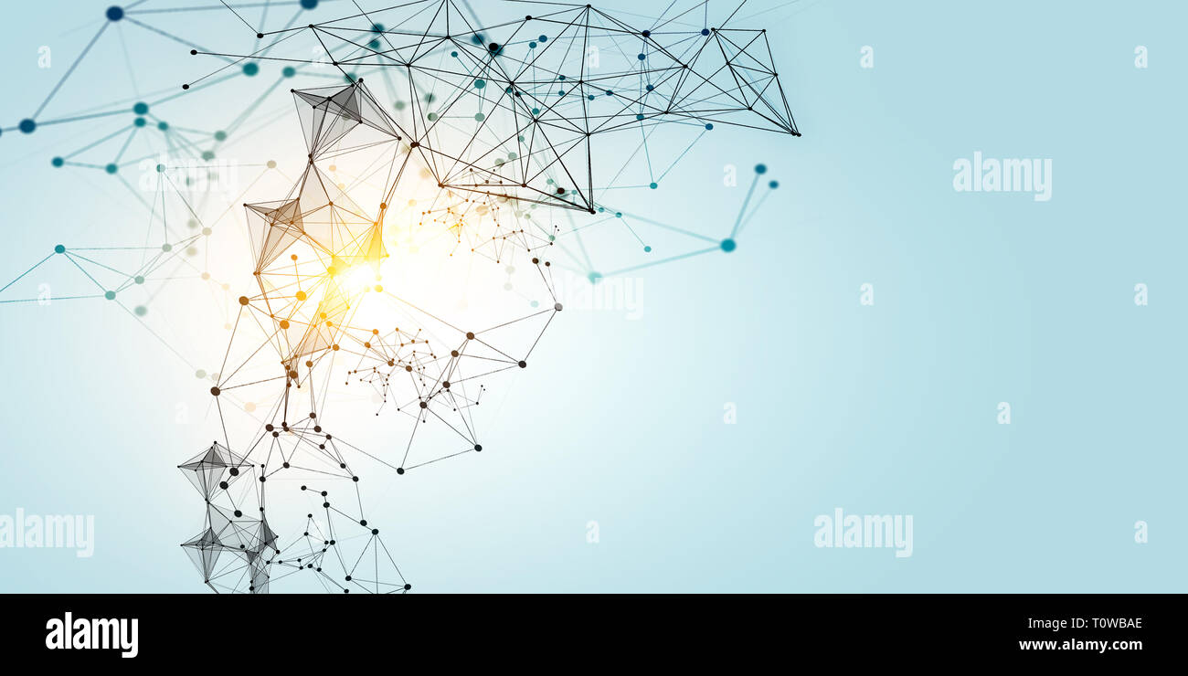 Connection and communication concept. 3d rendering Stock Photo - Alamy