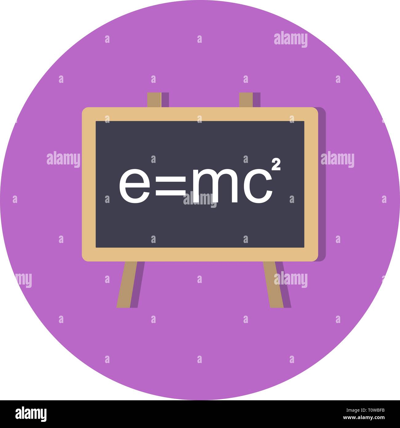 Illustration Formula Icon Stock Photo - Alamy
