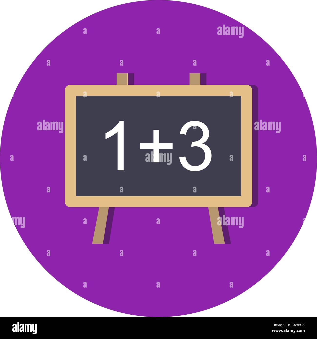 Illustration Mathematics Icon Stock Photo - Alamy