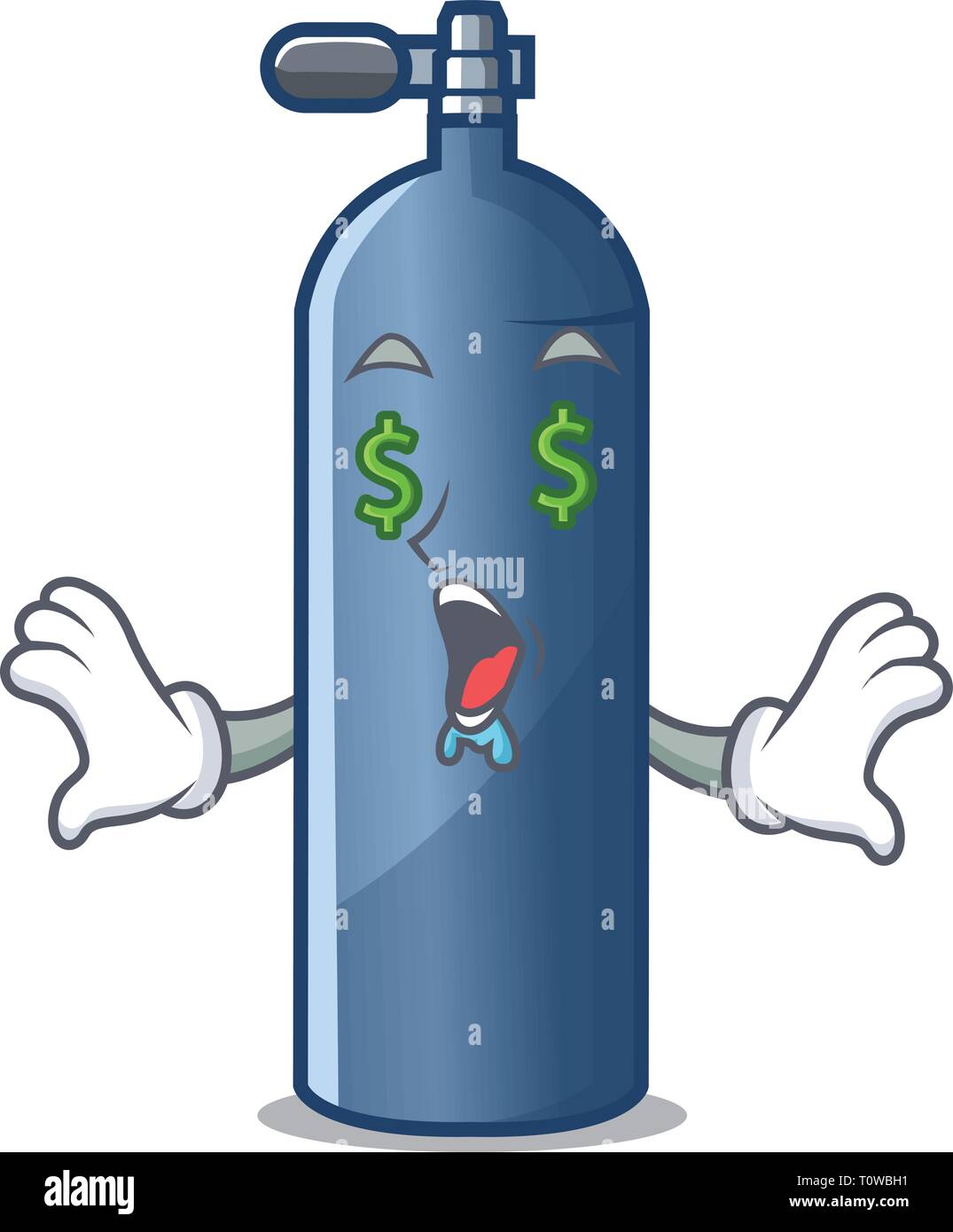 Helium air tank Stock Vector Images - Alamy