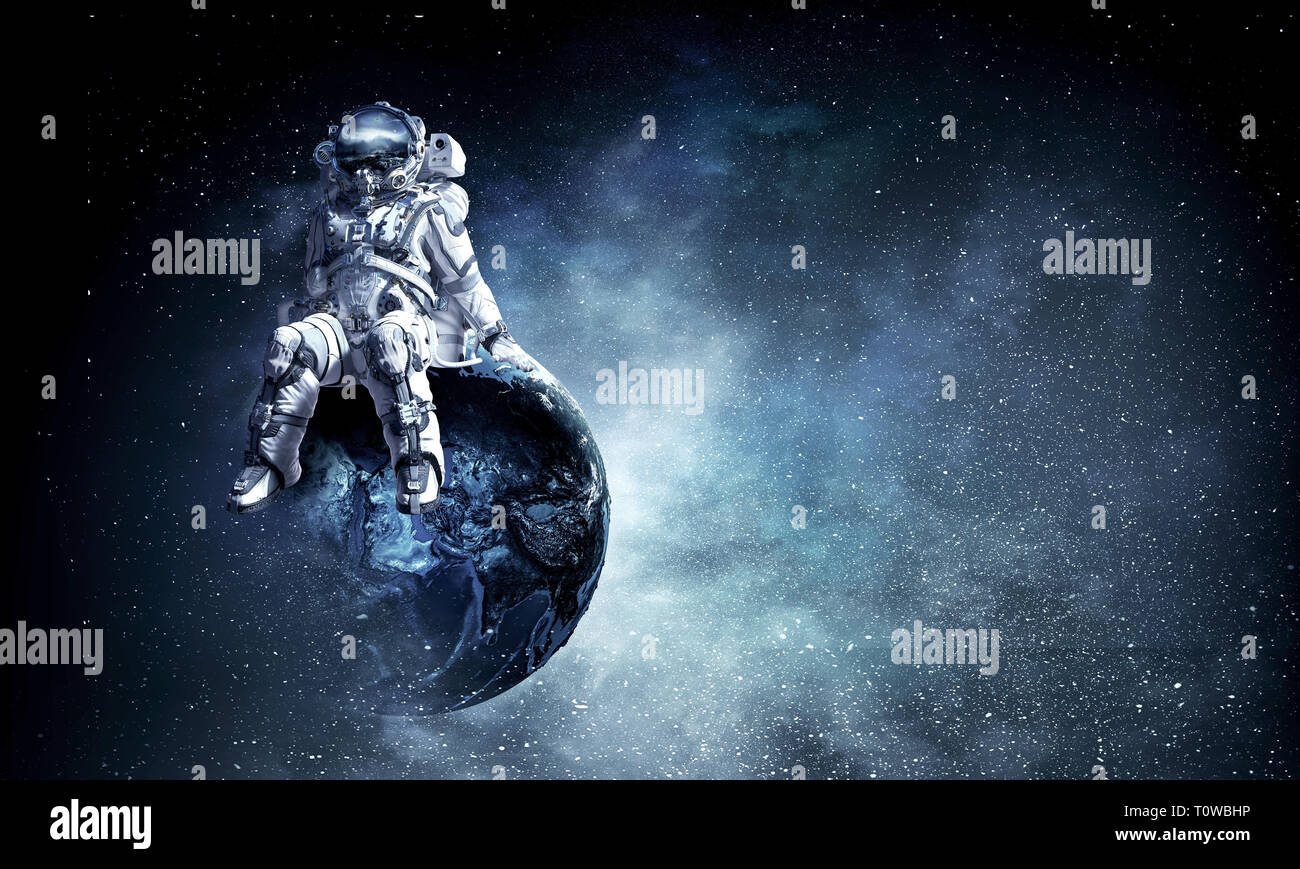Alien in spacesuit hi-res stock photography and images - Alamy