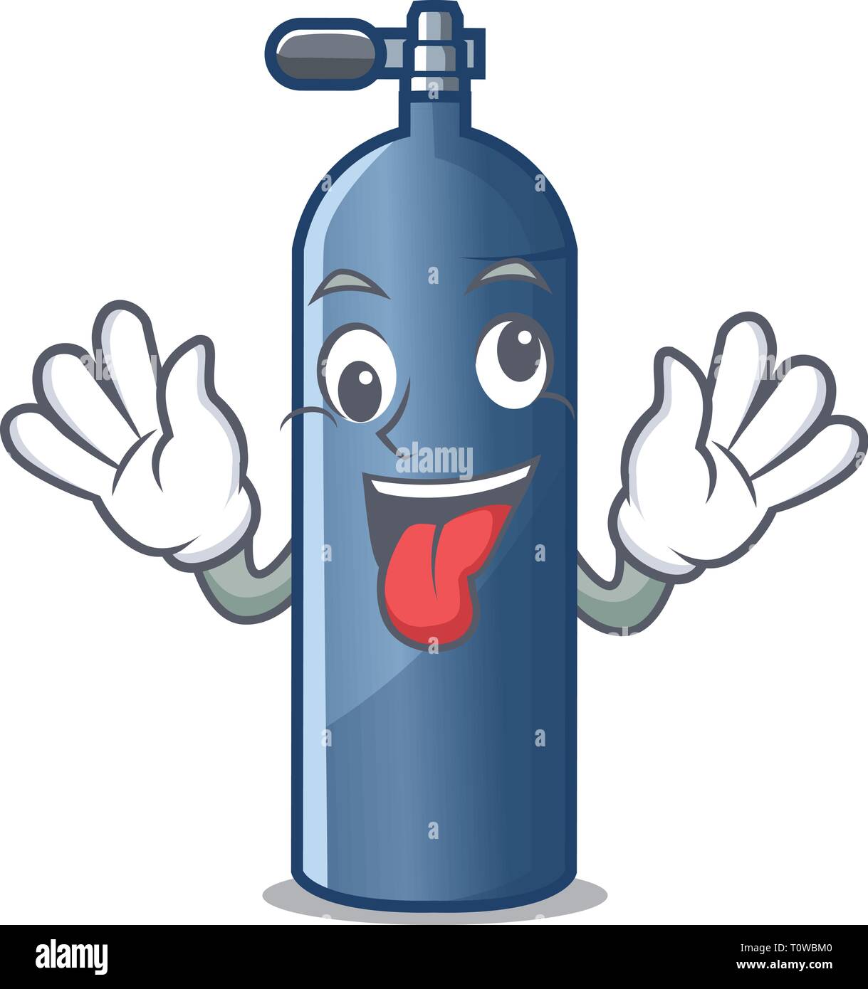 Crazy toy air tank diving cartoon shape Stock Vector Image & Art - Alamy