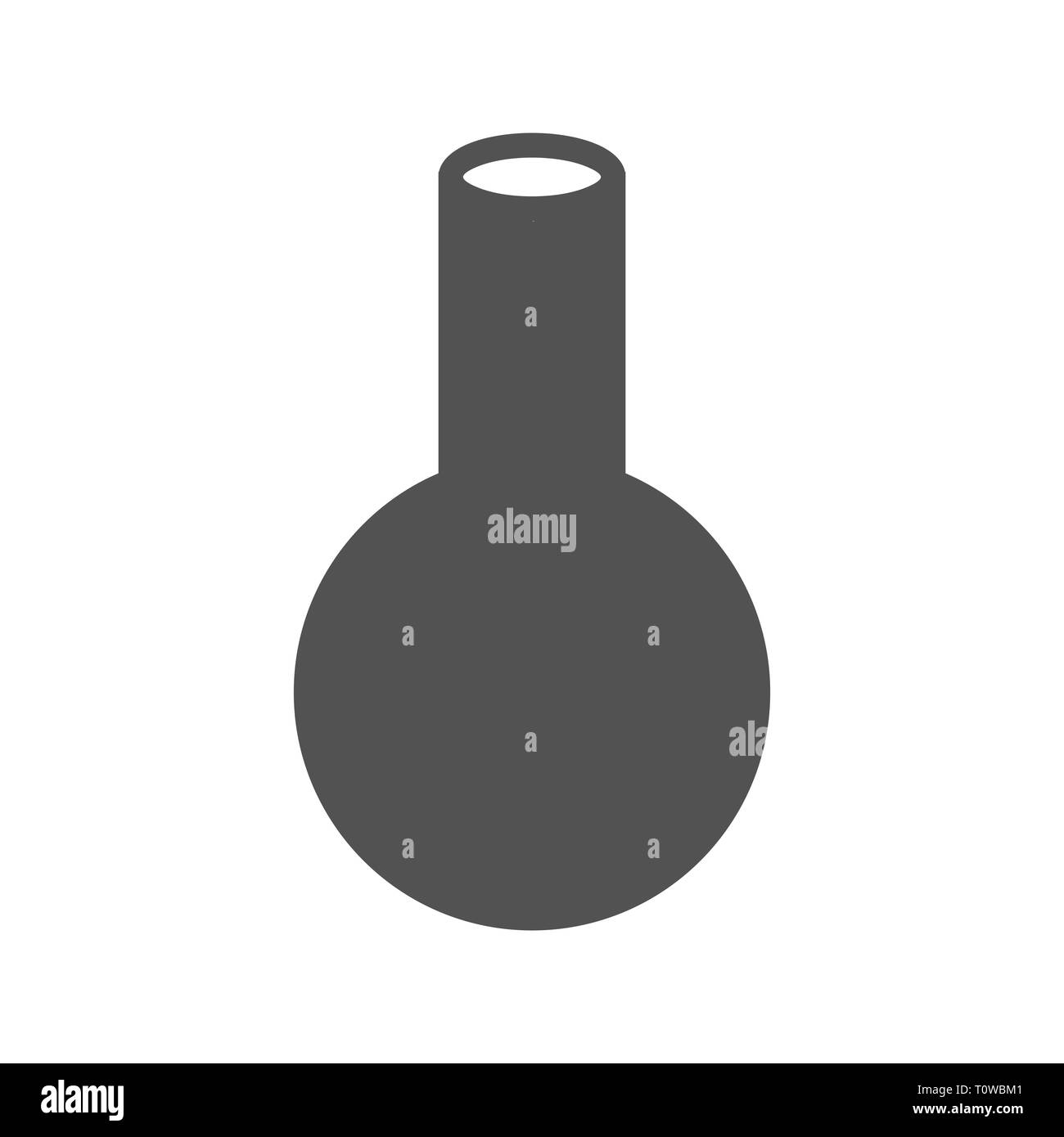 Illustration Flask Icon Stock Photo - Alamy