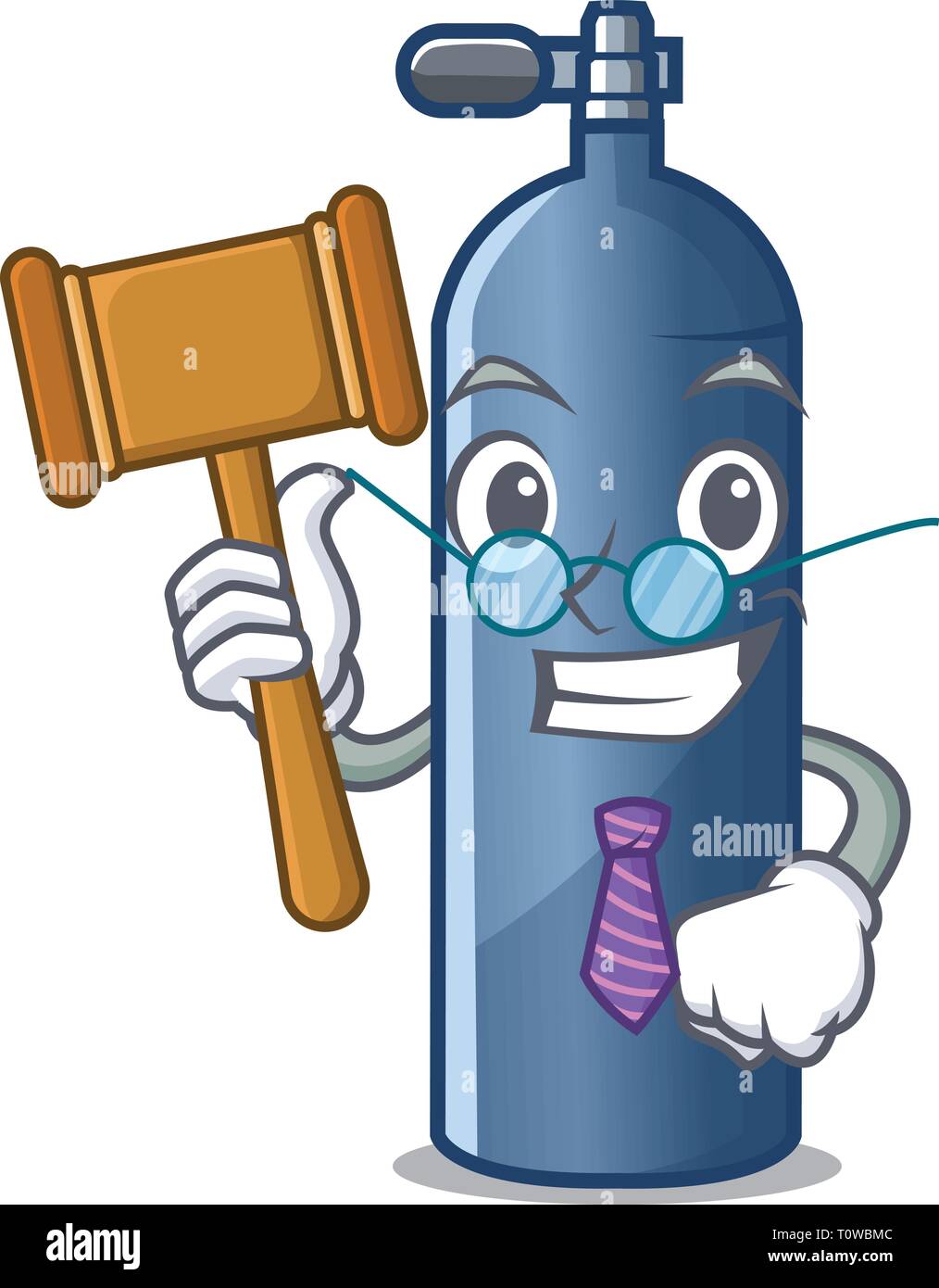 Judge toy air tank diving cartoon shape Stock Vector Image & Art - Alamy