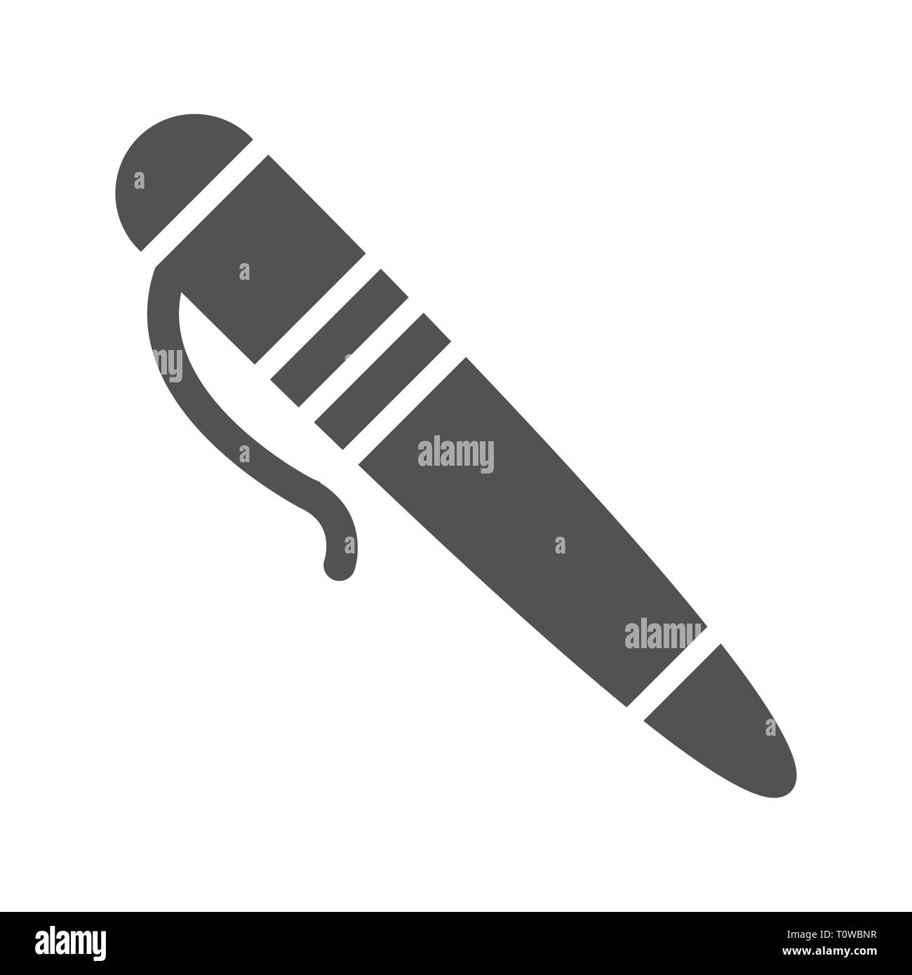 Illustration Pen Icon Stock Photo - Alamy