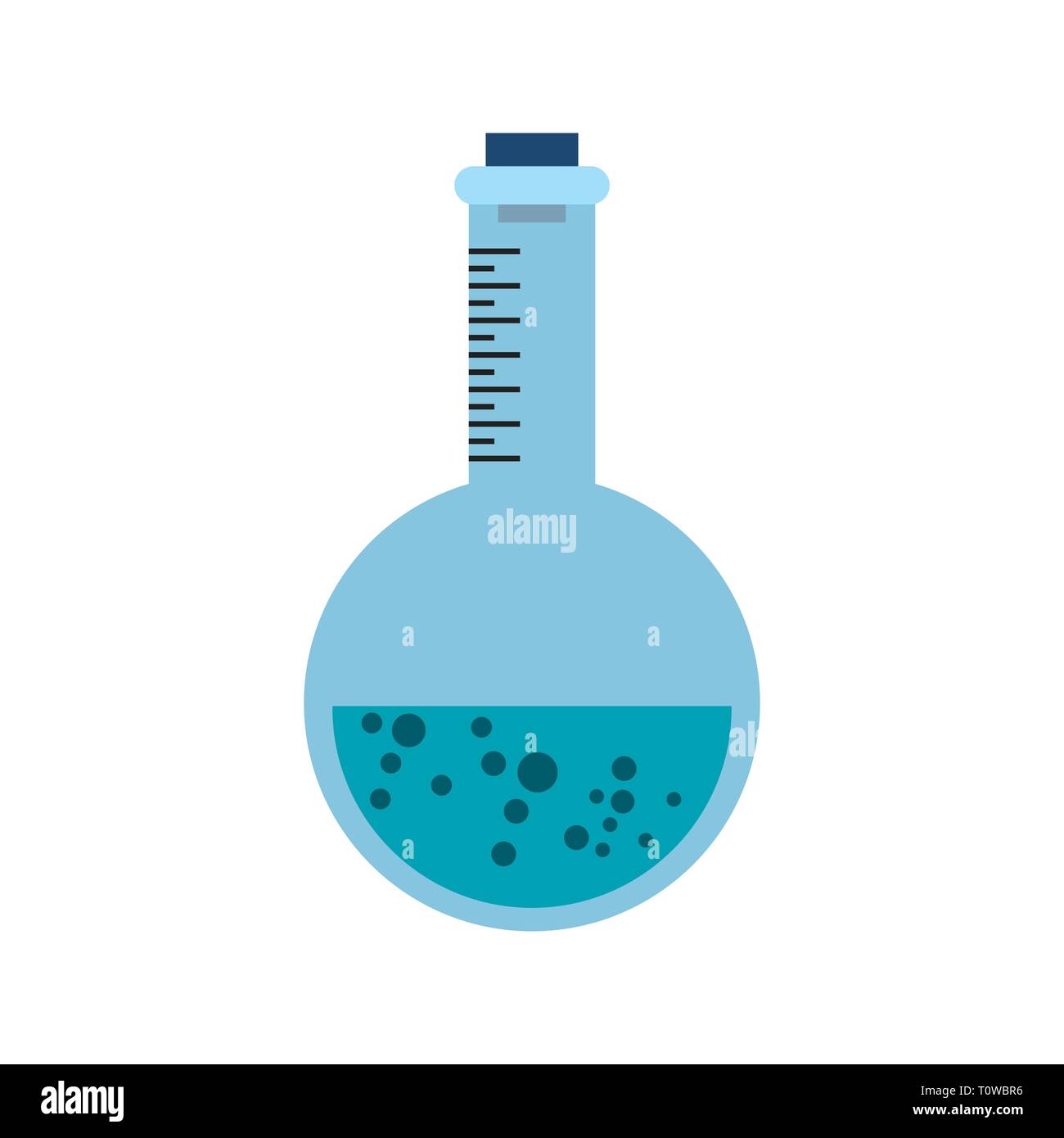 Illustration Flask Icon Stock Photo - Alamy