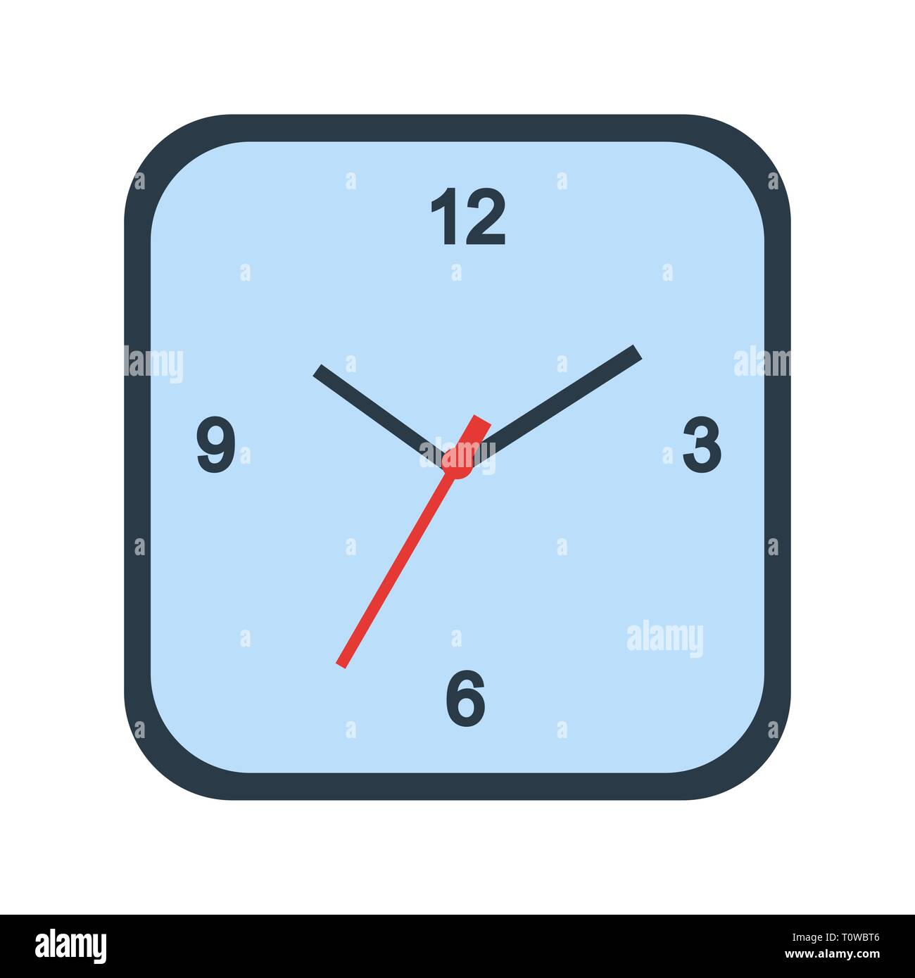 Clock 9 15 Cut Out Stock Images & Pictures - Alamy