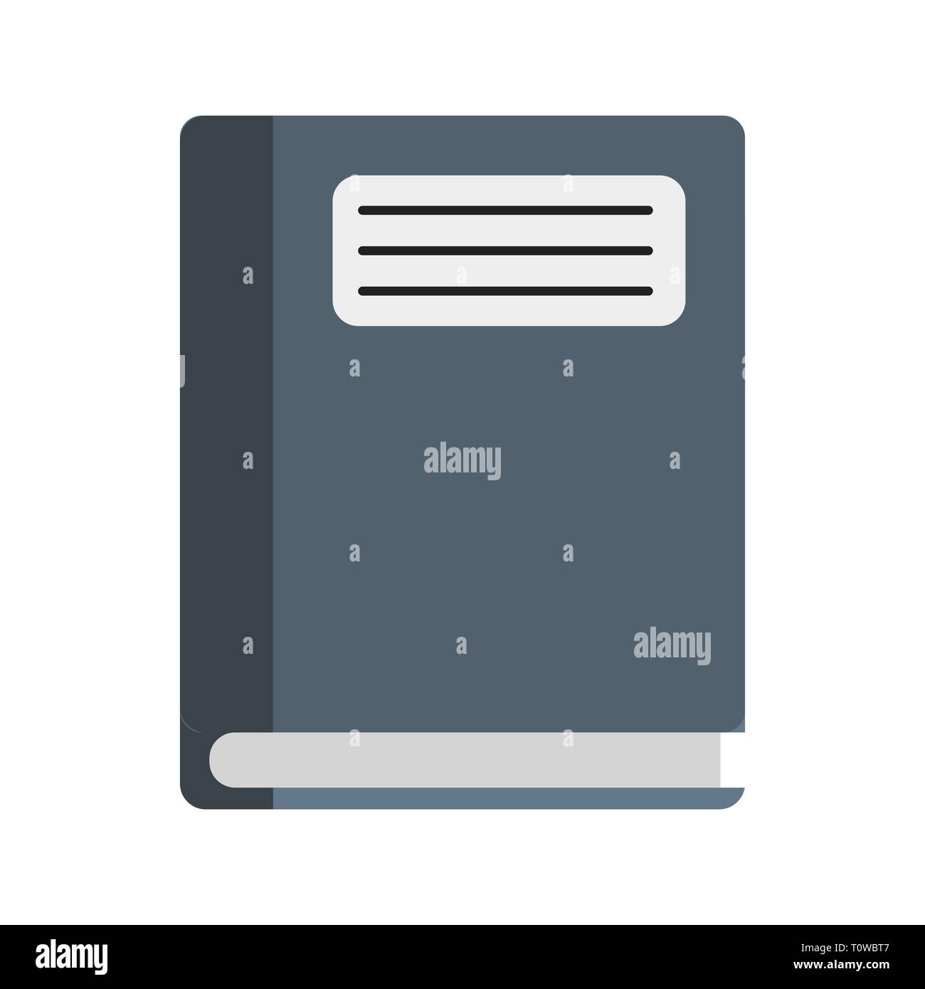 Illustration Notebook Icon Stock Photo - Alamy